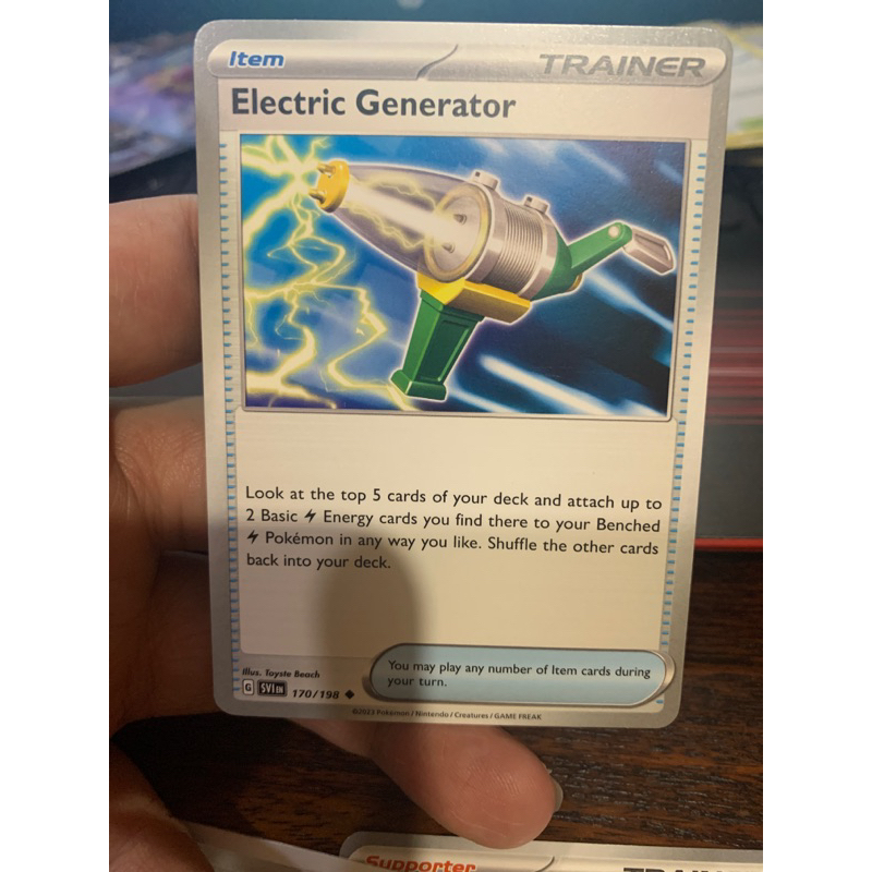 Pokemon Tcg - Playable trainer Collapsed stadium Electric generator ...