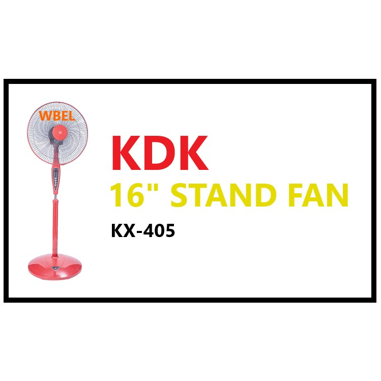 KDK KX405 16" STAND FAN (METAL GREY) | Shopee Malaysia