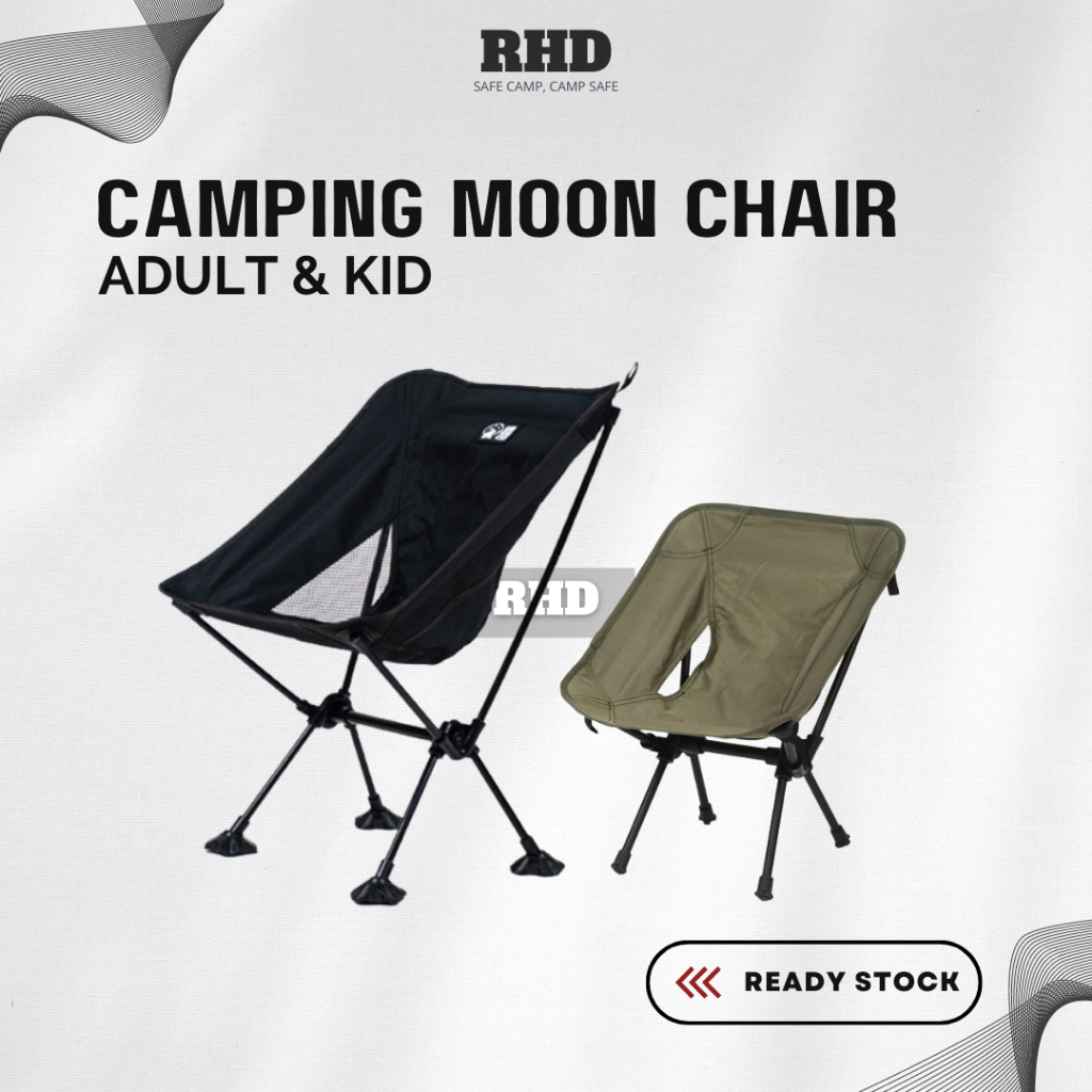 Camping Outdoor Moon Chair For Adult & Kids Compact Lightweight ...