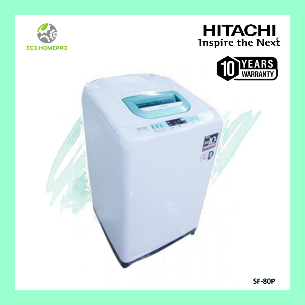 Hitachi 8KG Fully Auto Washing Machine SF-80P | Shopee Malaysia