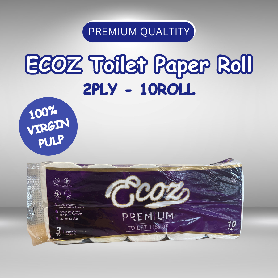 High Quality Toilet Tissue Roll / Sunlight / Carina / Ecoz / 10 roll/pack / Hotel Grade Tissue ...