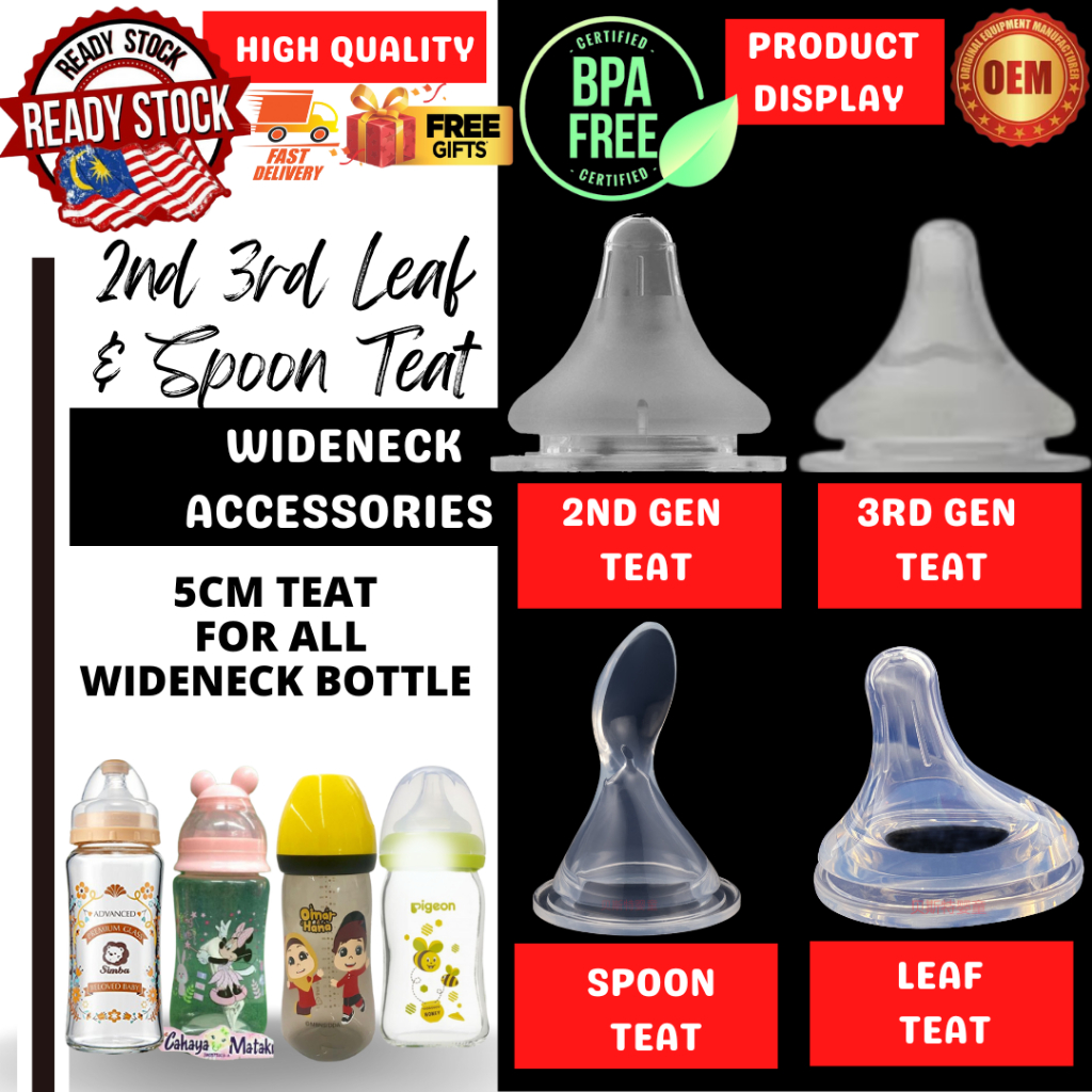 Teat for Pigeon Mam Nuk Avent Anakku 5cm Wideneck Feeding Bottle ...