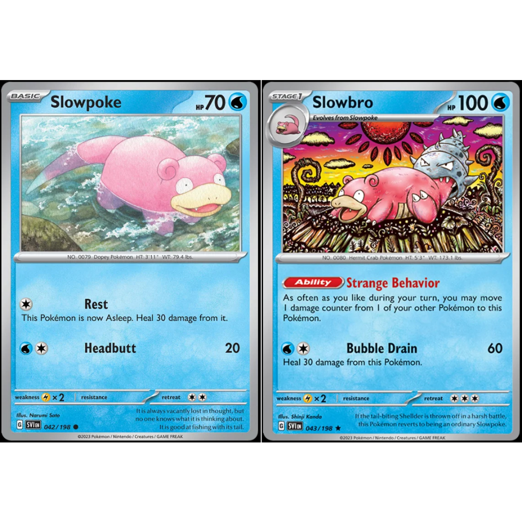 Pokemon TCG: Scarlet & Violet - Slowpoke / Slowbro | Shopee Malaysia