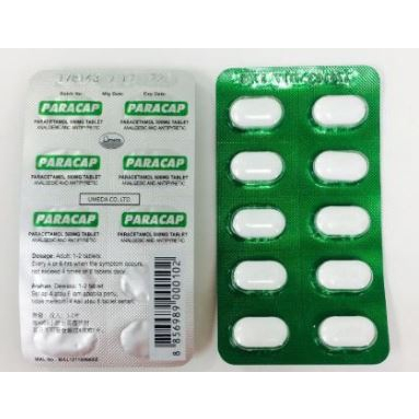 PARACAP PARACETAMOL 500MG TABLET 1 STRIP | Shopee Malaysia
