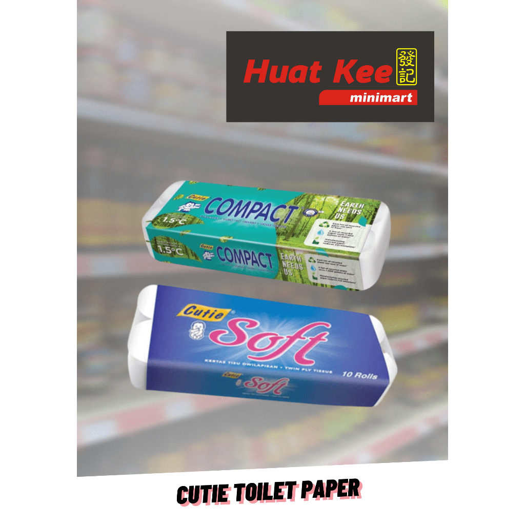 Cutie Soft/ Compact Toilet Paper 10rolls/ 3x10rolls | Shopee Malaysia