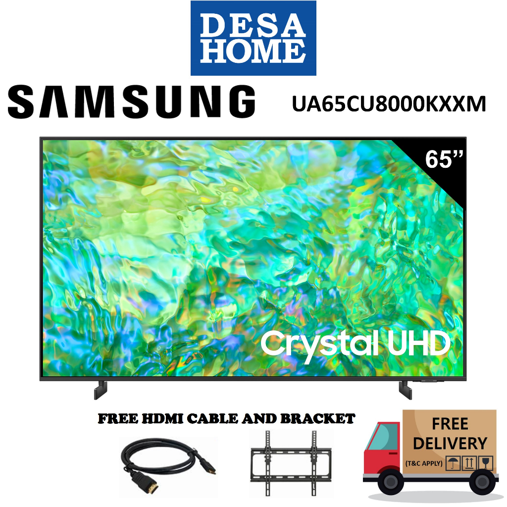 [FREE DELIVERY] SAMSUNG UA65CU8000KXXM 65" UHD 4K SMART TV UA65CU8000 ...