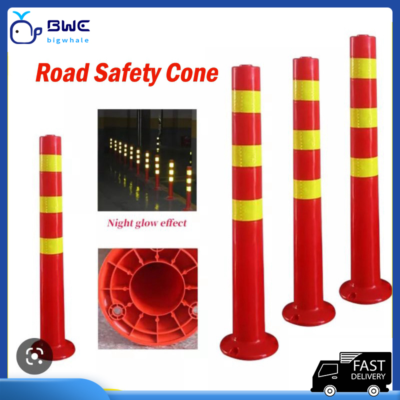 【BWE】FREE 3 SCREW EVA Reflective light Road Safety Cone Traffic Cone ...