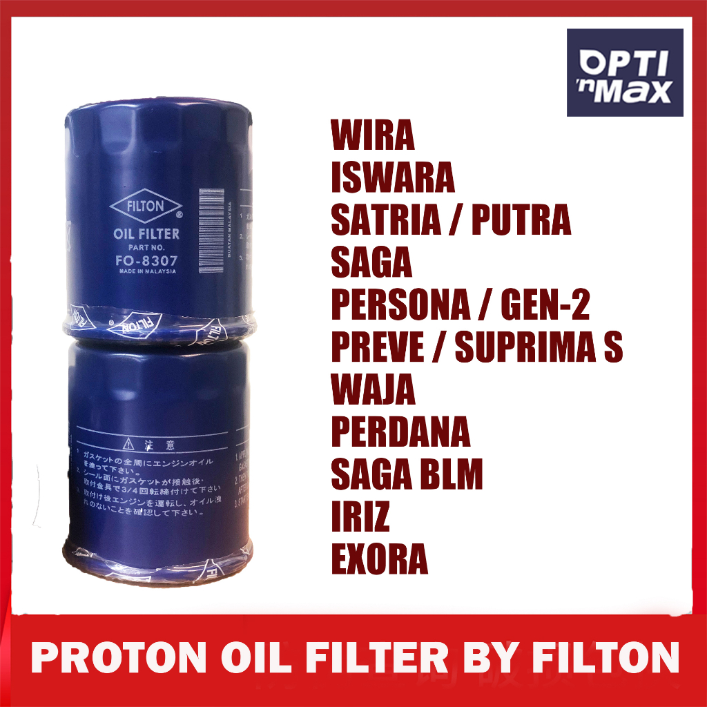 PROTON OIL FILTER BY FILTON WIRA WAJA ISWARA SAGA SATRIA PUTRA PERSONA ...