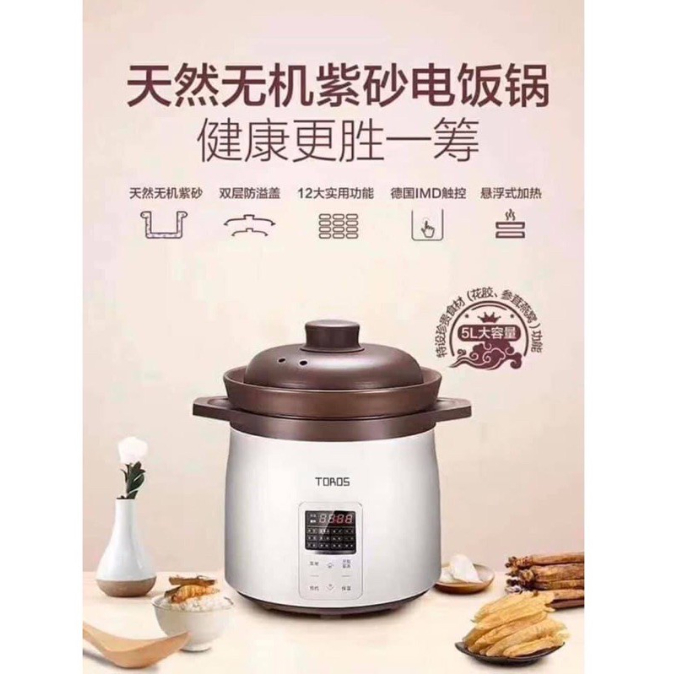 Buffalo 牛头牌 Toros ZISHA 5L Stew Cooker, KWT04 Multifunction Cooker ...
