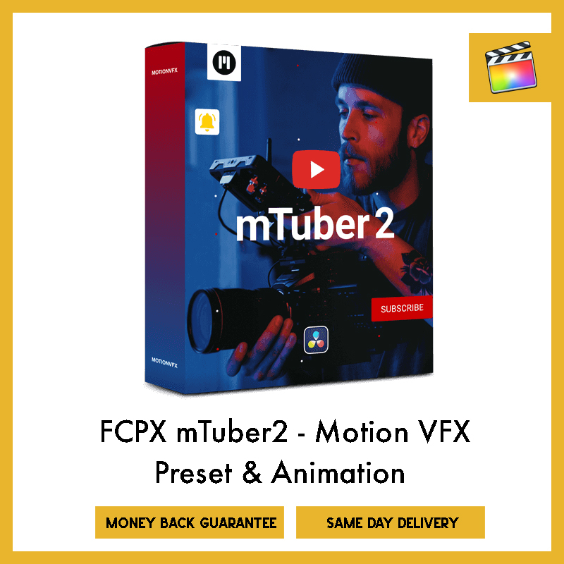 FCPX mTuber2 | Preset, Animation, Template for Youtube - Motion VFX | Shopee Malaysia