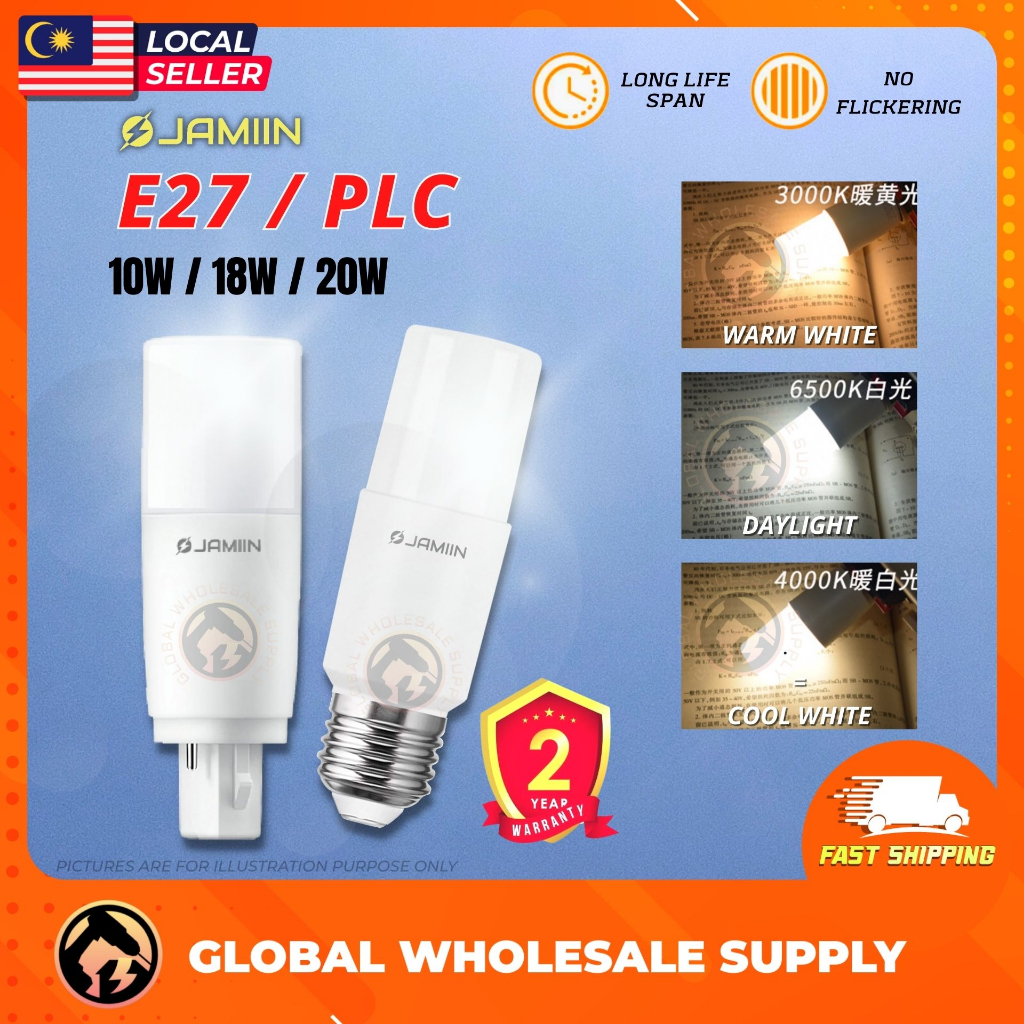 (SIRIM) JAMIIN/Parmen 10W/18W/20W [E27 / PLC G24] LED Stick Bulb Light LED Ceiling Light Lampu ...