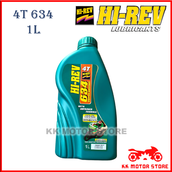 ( 100% ORIGINAL !!! ) HI - REV 4T 634 SAE 15W40 15W - 40 IMPROVED ...