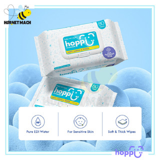 [CARTON] Hoppi Baby Wet Wipes - 80 Wipes Pack (With Cap) | Shopee Malaysia