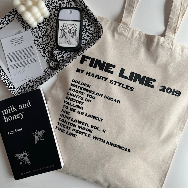 [BESTSELLER] Harry Styles Fine Line Album Tracklist Print Tote Bag ...