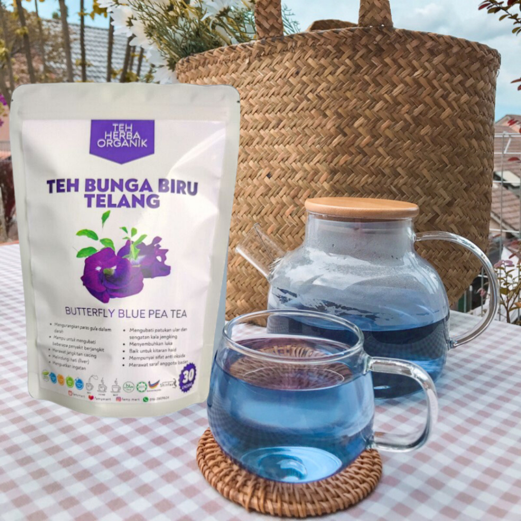 Teh Bunga Telang | Teh Bunga Telang Kering | Bunga Telang Fresh | Bunga ...