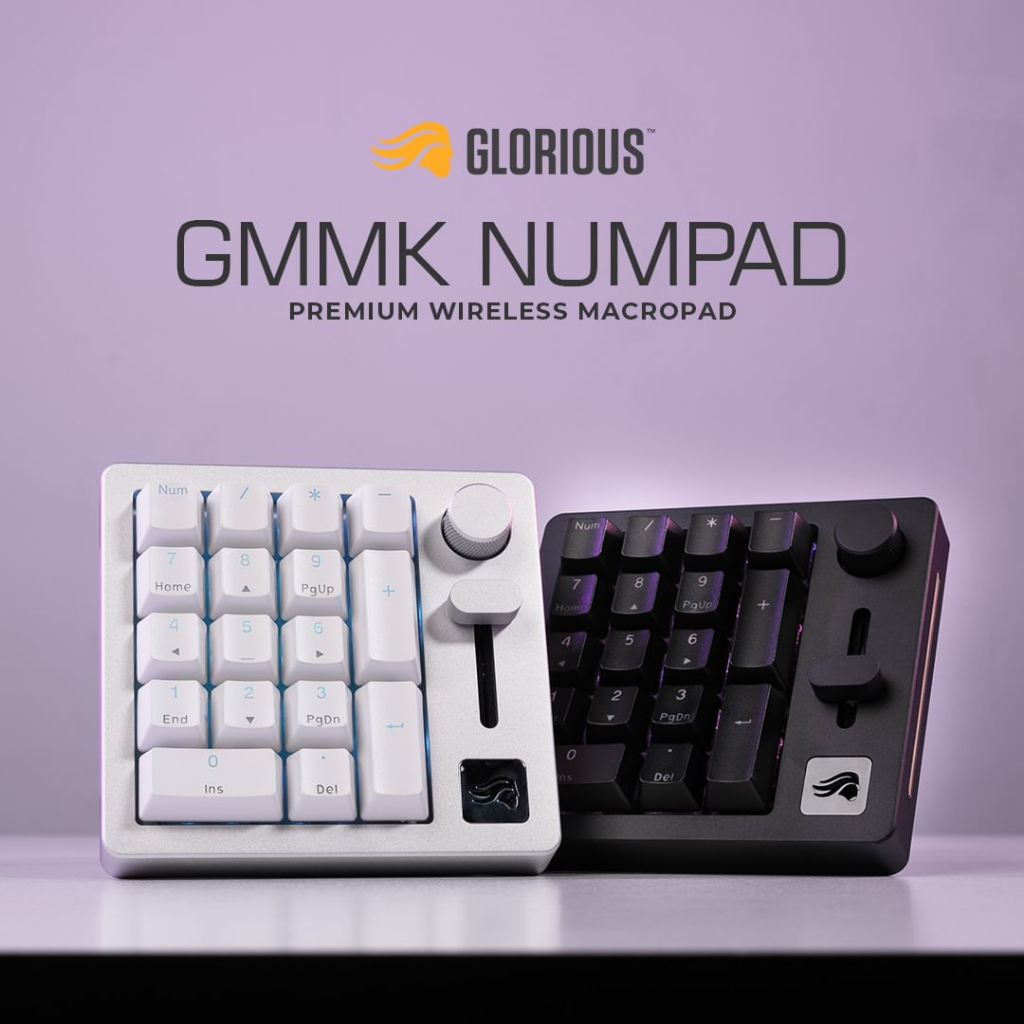 GLORIOUS GMMK Numpad Premium Wireless Macro Pad - Pre-Built Lubed ...