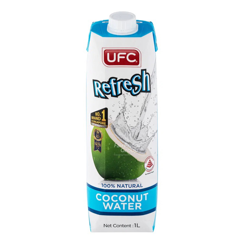 UFC Refresh 100% Natural Coconut Water 1L / 500ml | Shopee Malaysia