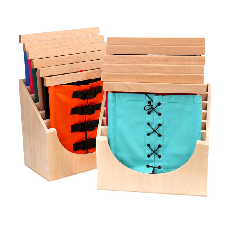 MONTESSORI Dressing Frames - Practical Life Practice - Button, Zip ...