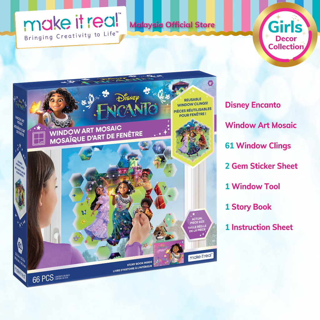 CNY Sales | Make It Real Disney Encanto Window Art Mosaic Puzzle 4276 ...