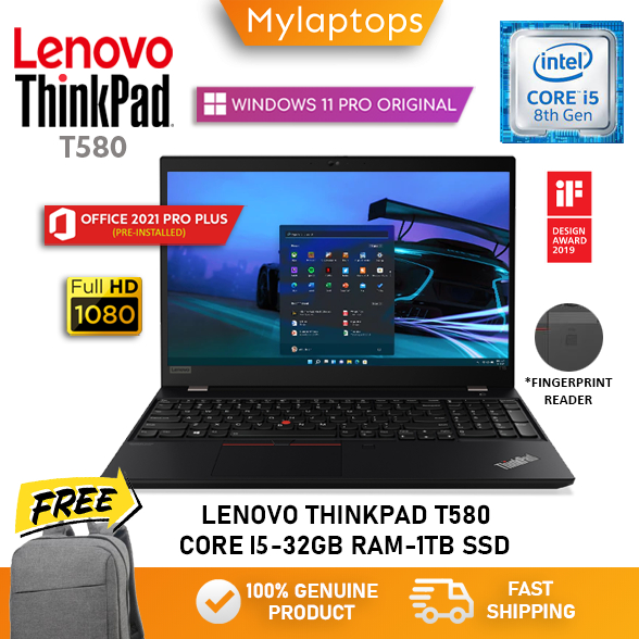LENOVO THINKPAD T570/T580/T590 [CORE i5-8TH GEN / UP TO 32GB RAM & 1TB ...