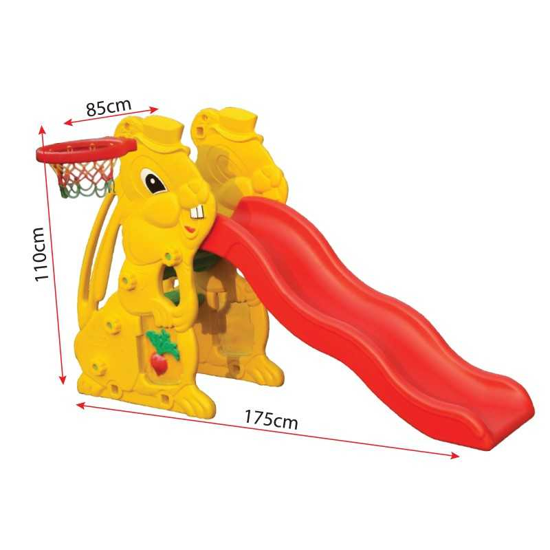 2 in 1 Rabbit Slide, Basketball Hoop | Shopee Malaysia