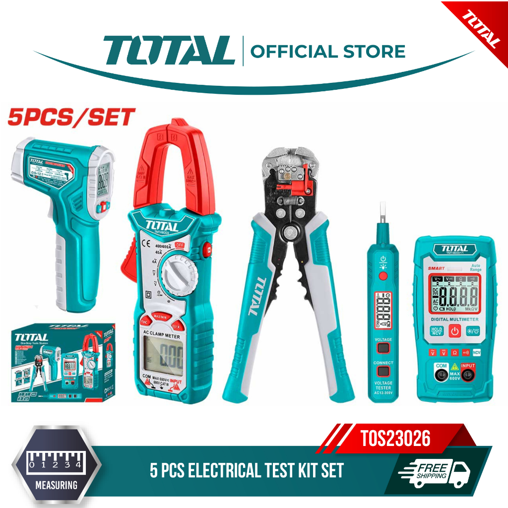 Total Electric Test Kit Set ( 5 Pcs) TOS23026 | Shopee Malaysia