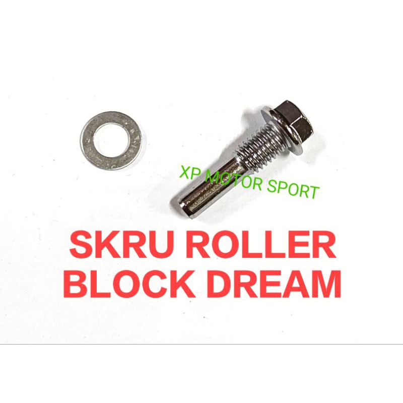 Skru Roller Block Sekali Washer Honda Dream / Wave100 / Ex5Class ...