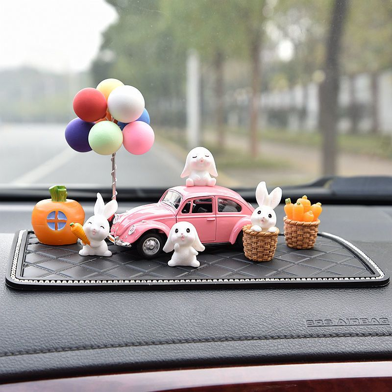 Radish Rabbit balloon Beetle DIY combination car interior center ...