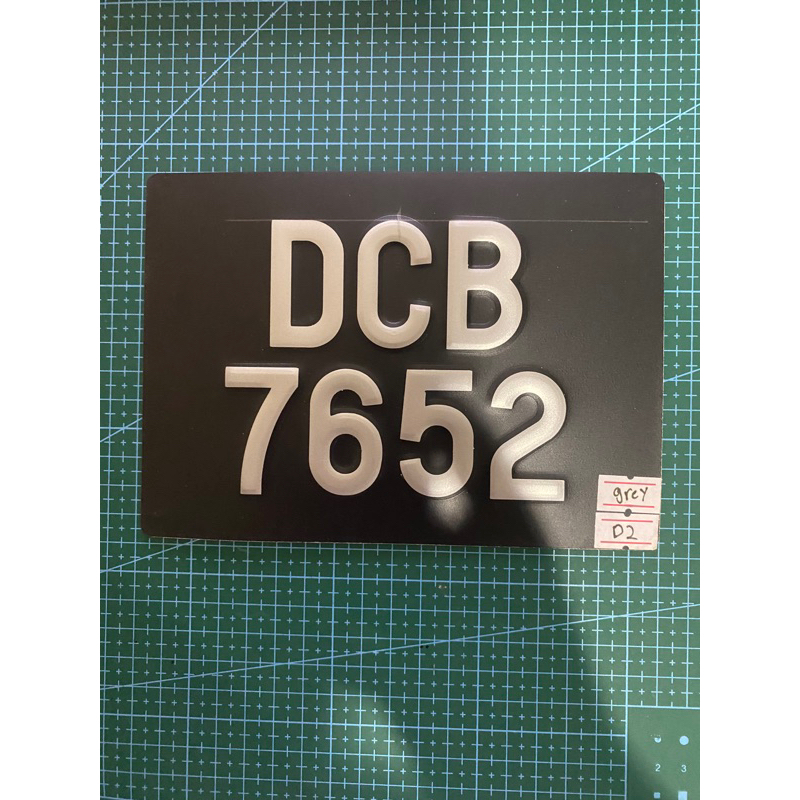 nombor plate ketuk plate besi number plate besi motor | Shopee Malaysia