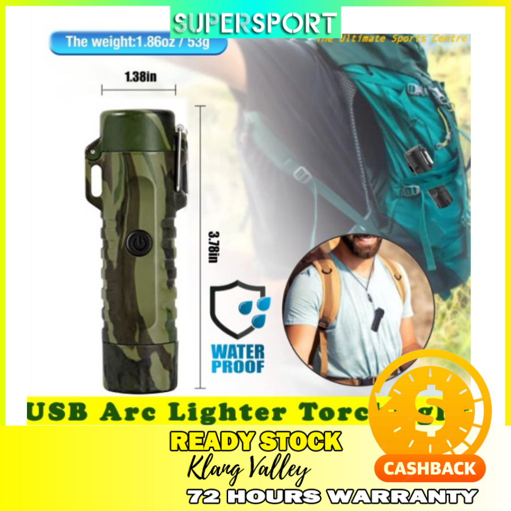 Usb TorchLight Dual Arc Lighter Windproof Lighter Electronic Pemetik ...