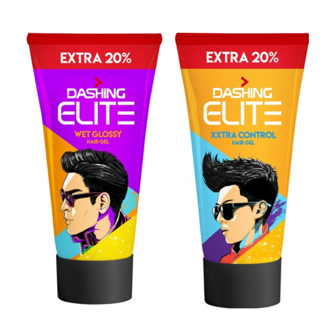 Elite Hair Gel 120g (Tube)/ 150g (Jar) Wet Glossy / Xxtra Control ...