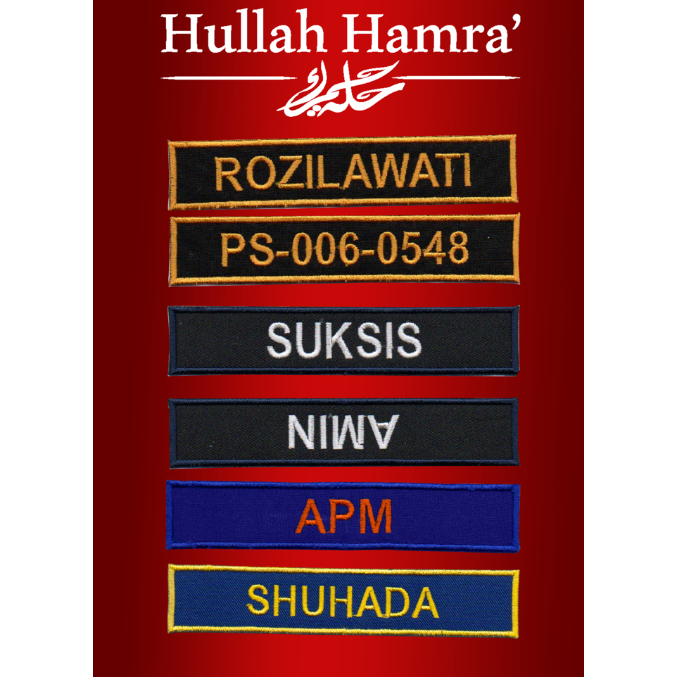 Name Tag RE!L A/ PEN!GU AT KU!ASA/ A P M / P!O LI!S @ SU!K !SIS ...