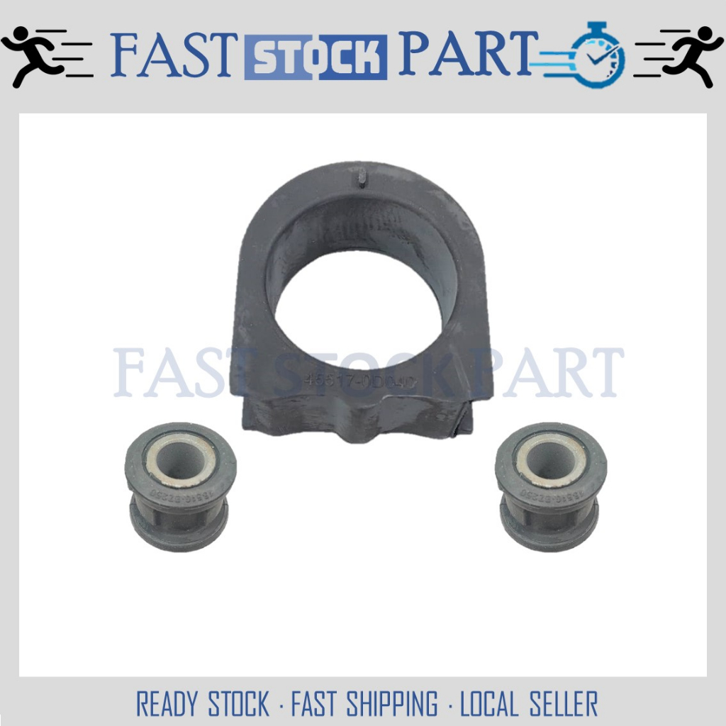 1SET 3PCS STEERING RACK RUBBER AND BUSH - 45516-B1010 X2 45517-0D040 X1 ...