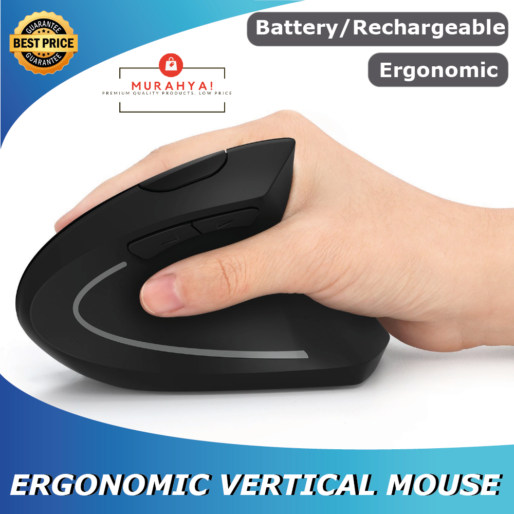 Ergonomic Wireless Gaming Mouse Vertical Mouse Wireless Gaming Mouse ...