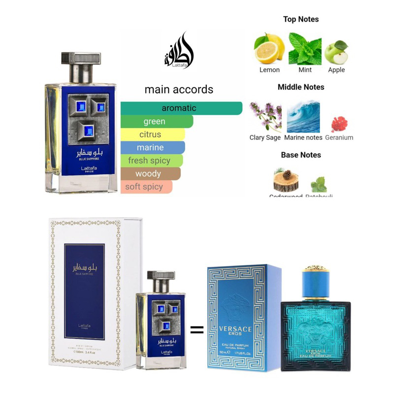 LATTAFA PRIDE - Blue Sapphire EDP 100ML | Shopee Malaysia