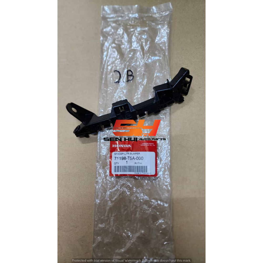 Honda Jazz 71198-T5A-000 BRACKET Front Bumper Left LH side Genuine ...