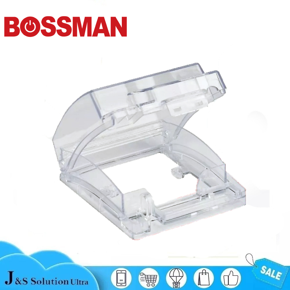 BOSSMAN Transparent Weatherproof Switch Socket Cover BTO13A | Shopee ...