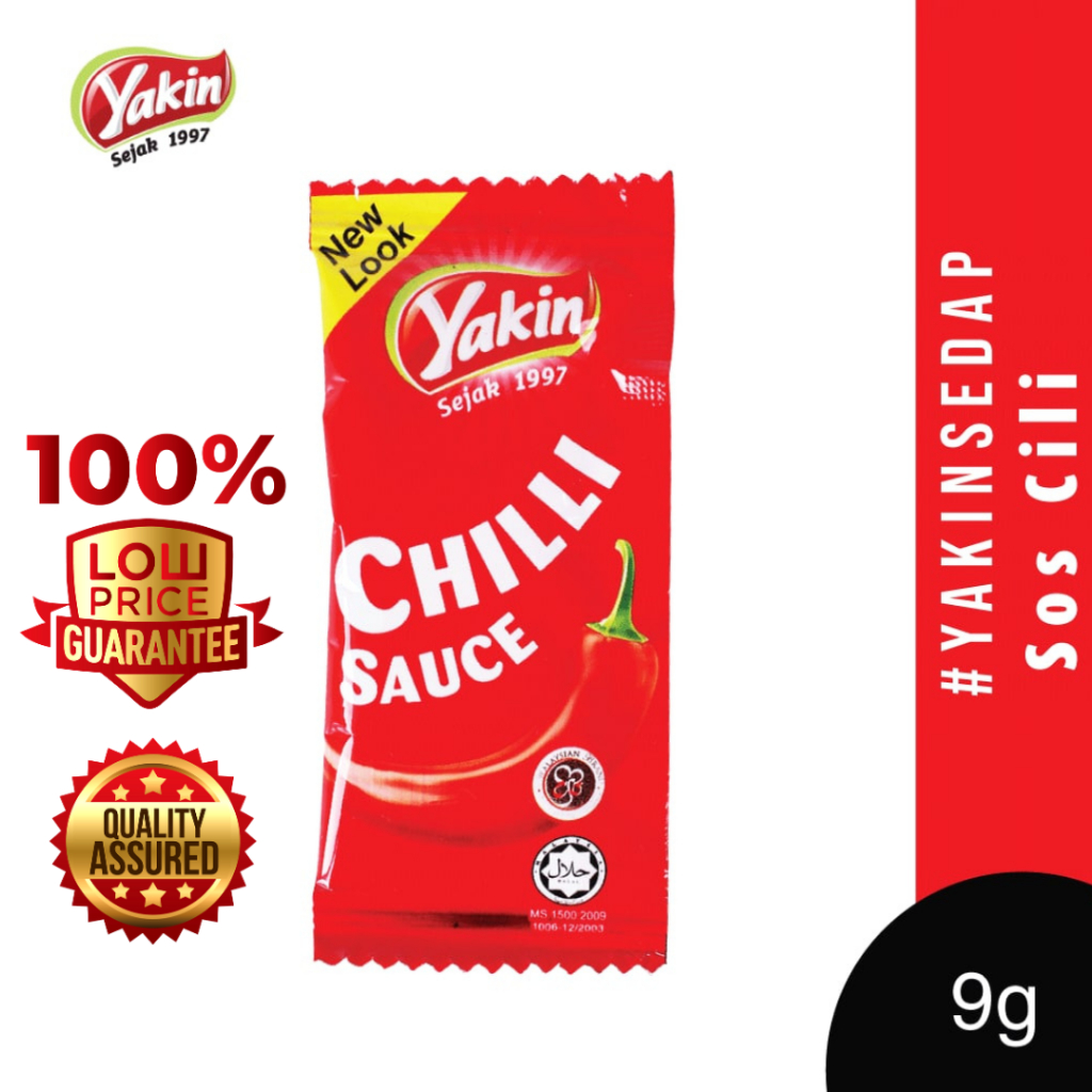 Yakin Sedap Chili Sauce Sachet (150 Pcs/1000 Pcs x 9g) | Shopee Malaysia