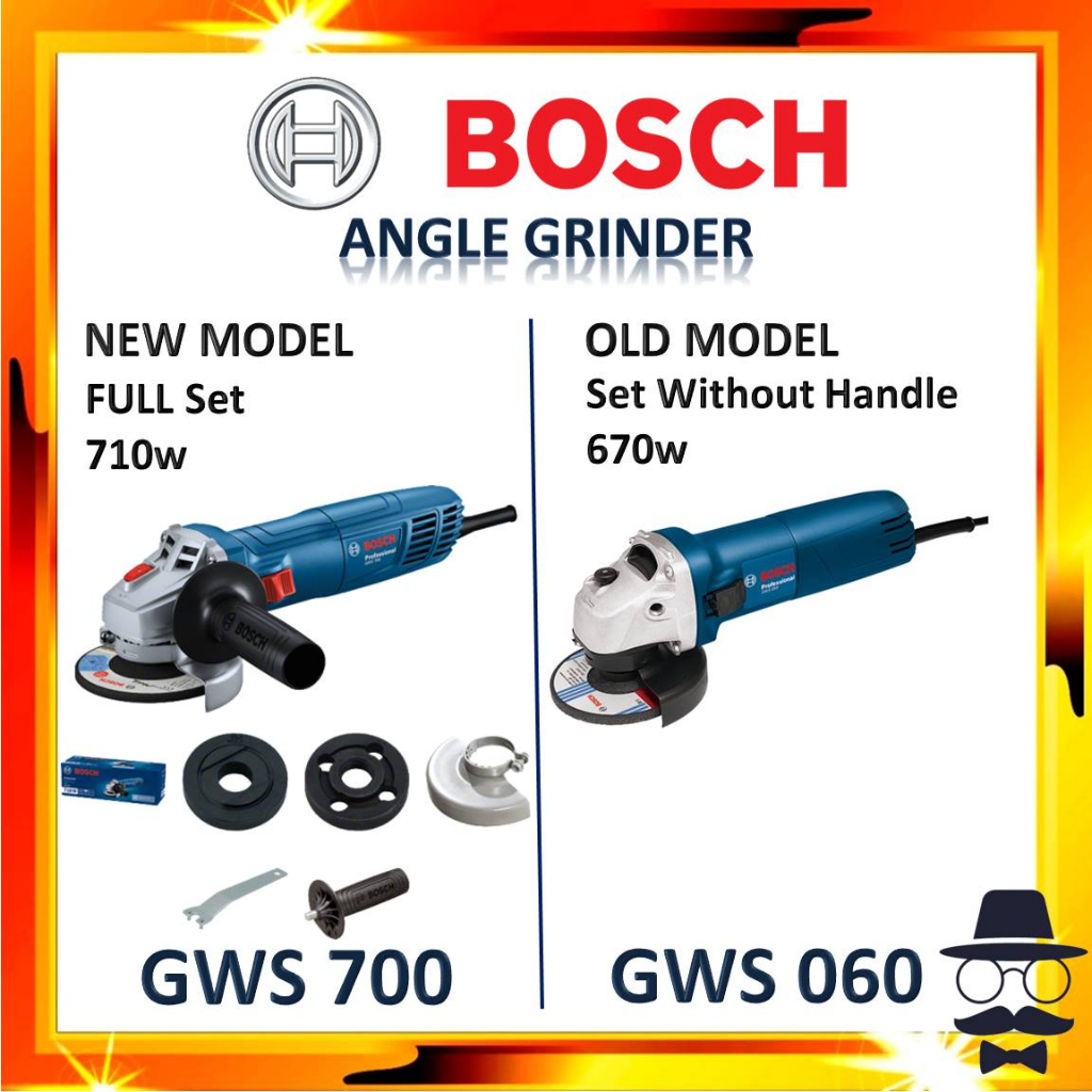 BOSCH GWS 060 Old Model / GWS 700 New Model 4" ANGLE GRINDER BOSCH ...