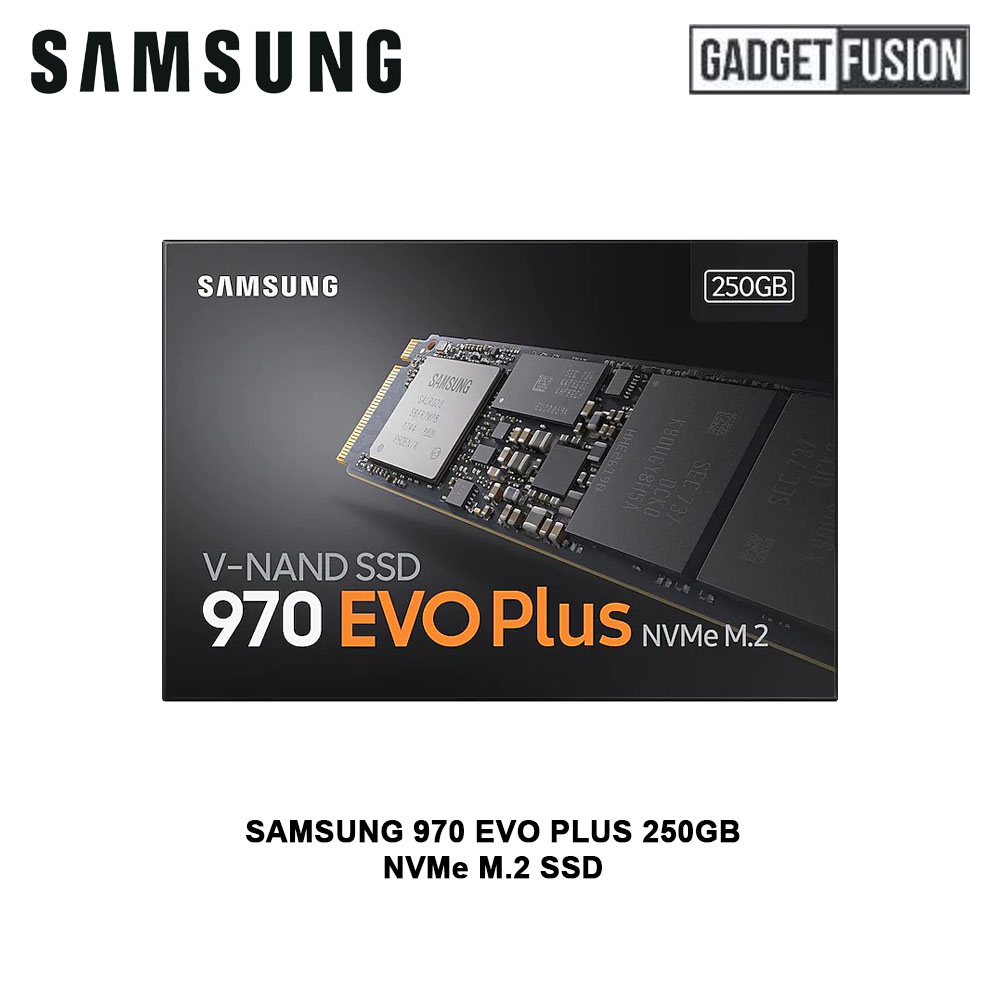 SAMSUNG 970 EVO PLUS [250GB] M.2 PCIe High Performance NVMe SSD ...