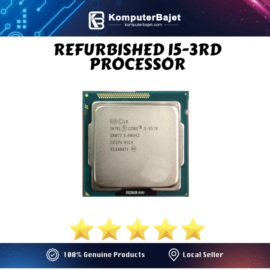 REFURBISHED I5-3RD i5-3330 i5-3340 i5-3450 i5-3470 i5-3570 PROCESSOR ...