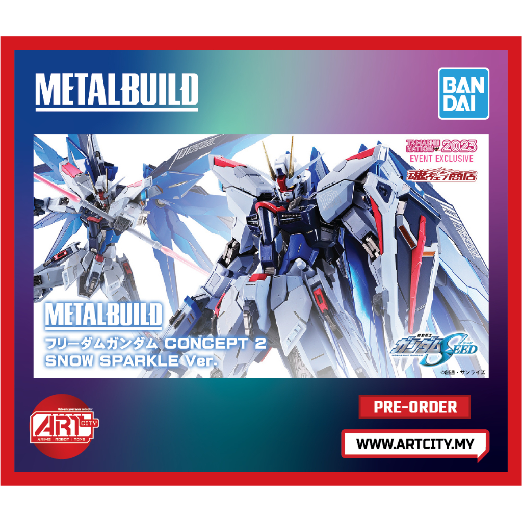 Bandai Metal Build - Freedom Gundam Concept 2 - Snow Sparkle Ver ...
