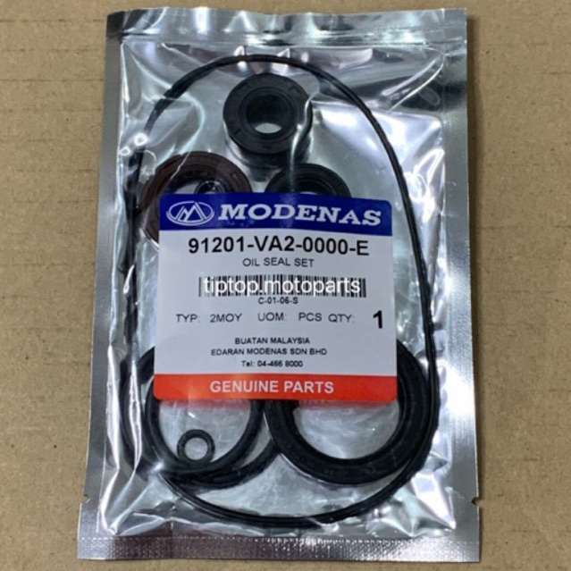 MODENAS KRISS 100 CT 100 MR1 ENGINE OIL SEAL SET THAI MODENAS | Shopee ...