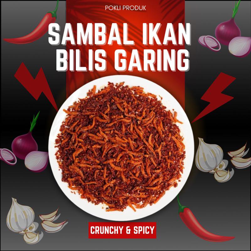 Sambal Ikan Bilis Garing By Pokli Crunchy Pedas Murah Dan Sedap ...