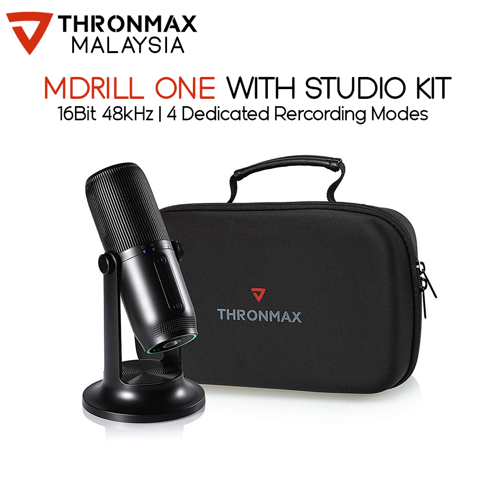 THRONMAX M2 KIT MDRILL ONE Studio Kit USB Condenser Microphone with Pop ...