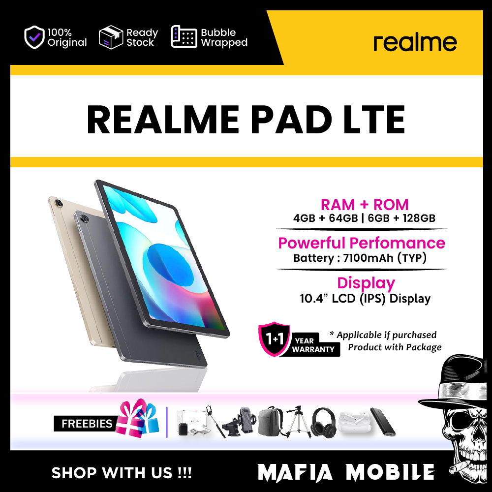 REALME Pad LTE [4GB 64GB]/[6GB 128GB] - Original REALME Malaysia ...