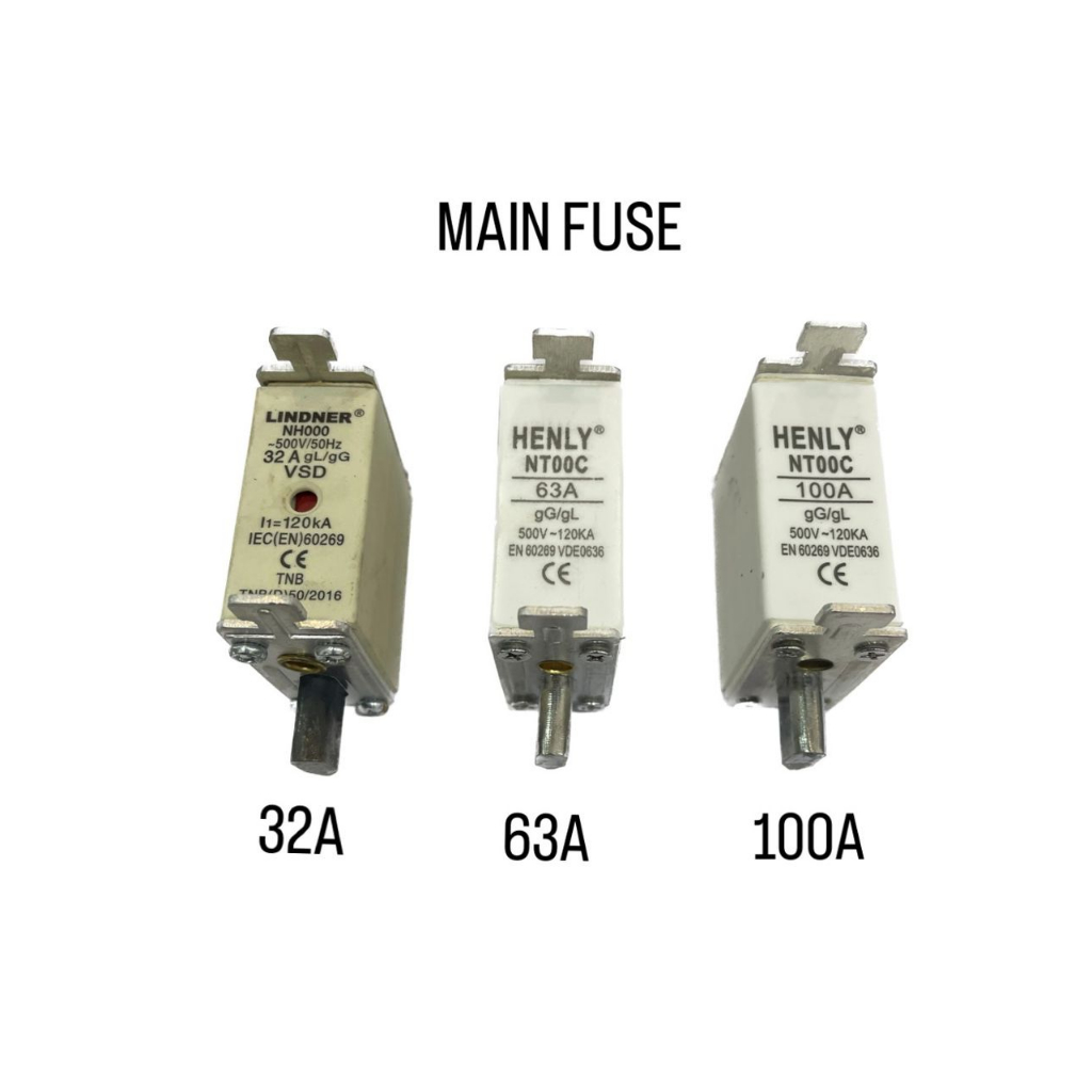 TNB CUT OFF FUSE SWITCH 32A / 63A / 100A (LINDNER / HENLY /MAXRENO ...