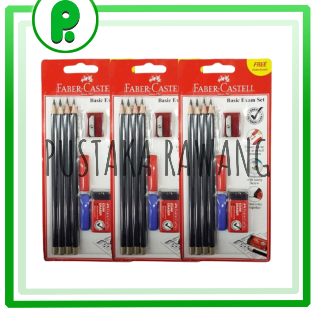 FABER-CASTELL BASIC EXAM SET | Shopee Malaysia