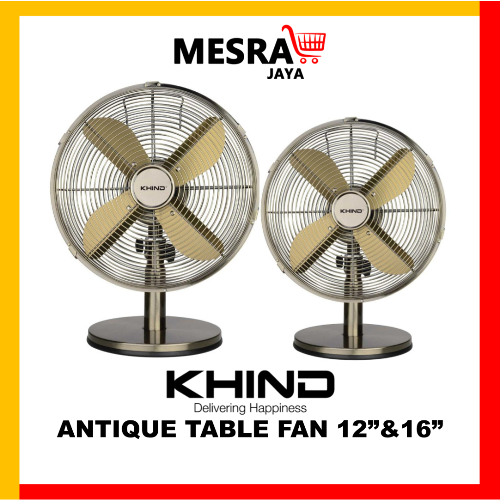 KHIND ANTIQUE stores TABLE FAN TF121A