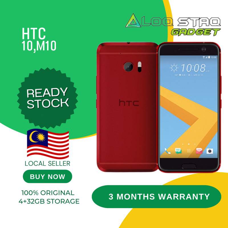 HTC 10 / M10 4G (4+32GB) TELEFON MURAH ORIGINAL SNAPDRAGON GAMING ...